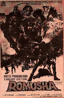 Koleksi Poster & Iklan Film: Iklan: "Romusha" Tahun 1973