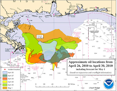 New spill map: Where gulf oil is heading - International Bird Rescue