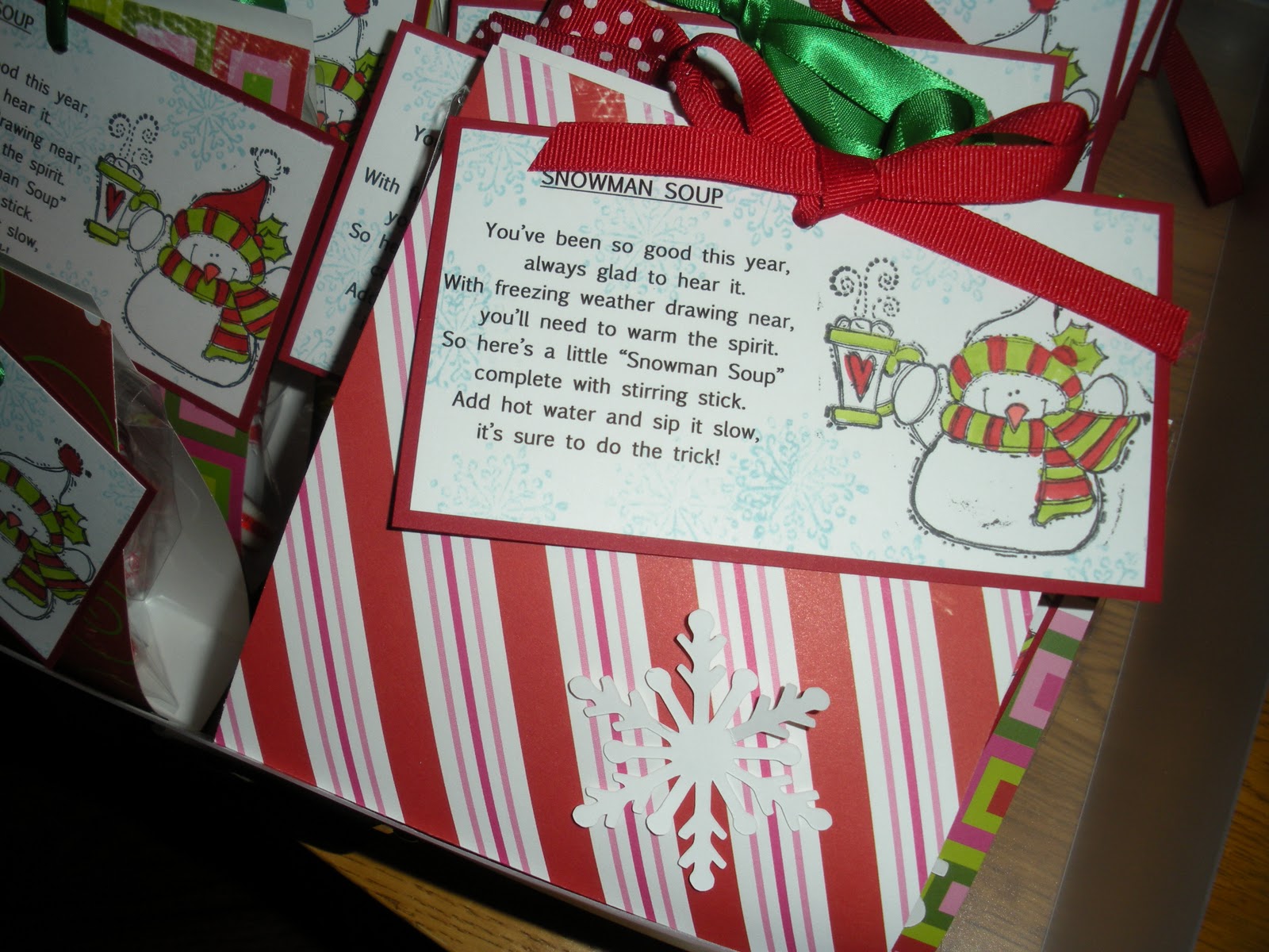 Paper Blessings: Tutorial: Snowman Soup