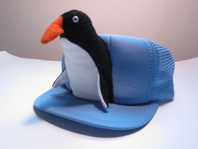 ∞ infinite garage project ∞: Happiness Is A Penguin Trucker Cap
