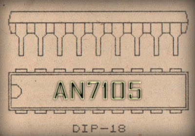 Schematic Diagram: Schematic Audio Power Amplifier with IC AN7105