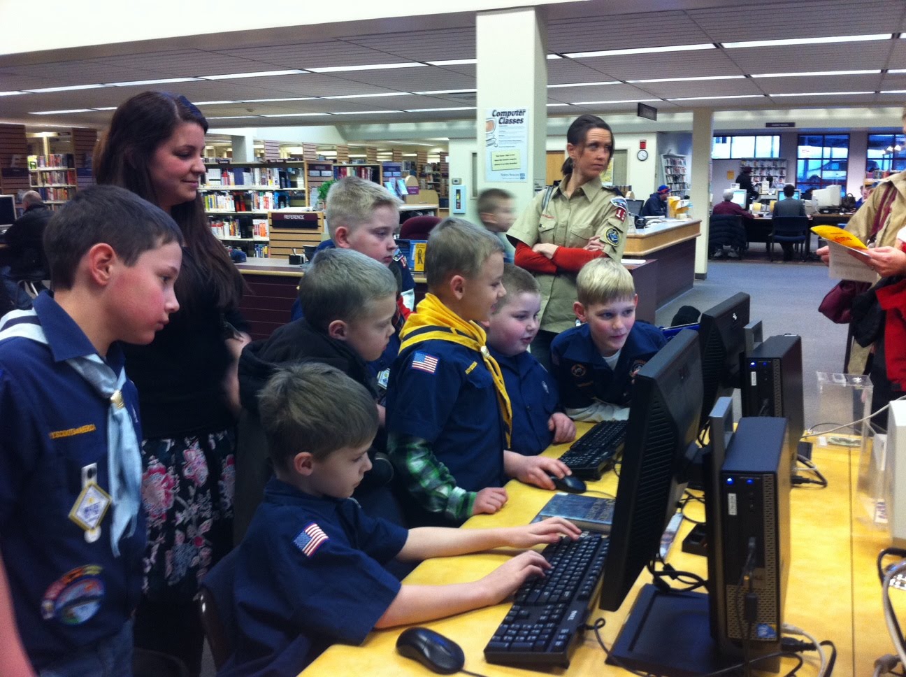 Adventures in Cub Scouts: Field Trip to the Library