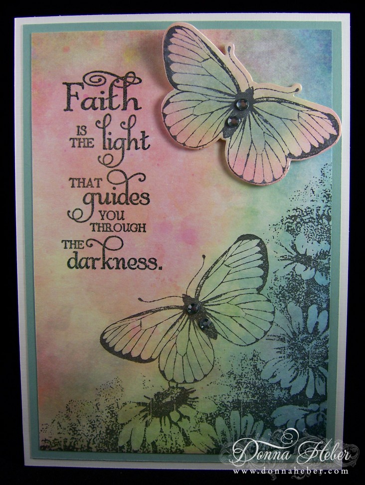 Donna's Designs: ODBD Challenge - Butterfly Faith
