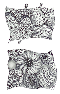 Tangle Trance: Zentangles -starting my adventure with zentangles