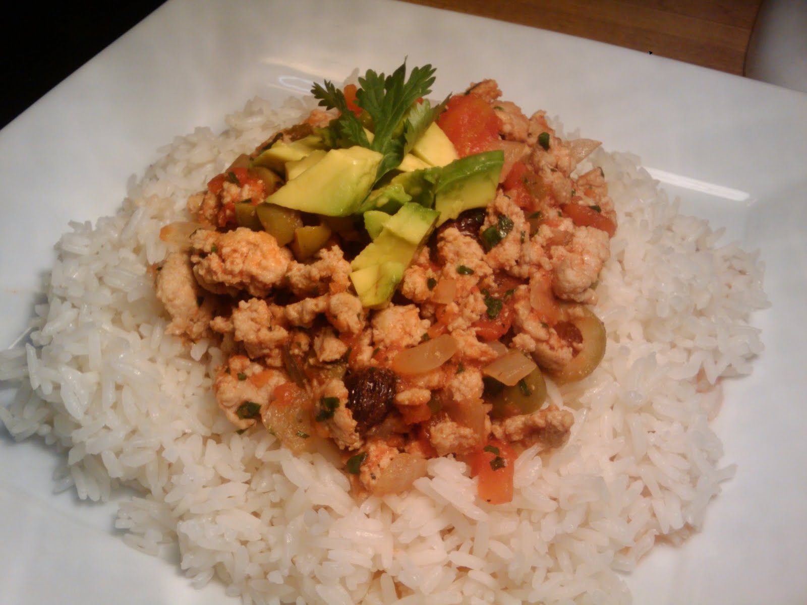 Fresh Rick's - Awesome Food from Home: Turkey "Picadillo" with Coconut ...