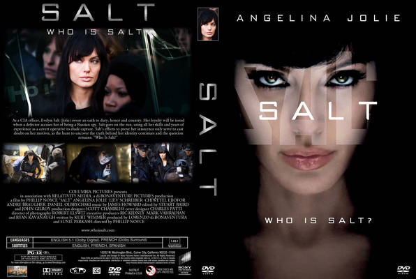 Angelina: Carátulas del DVD de Salt