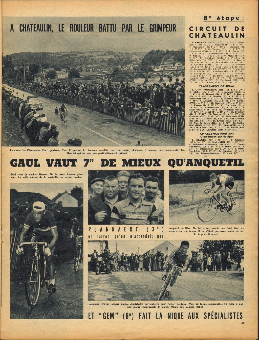 Cycling Passions: 45th - Tour de France - 1958