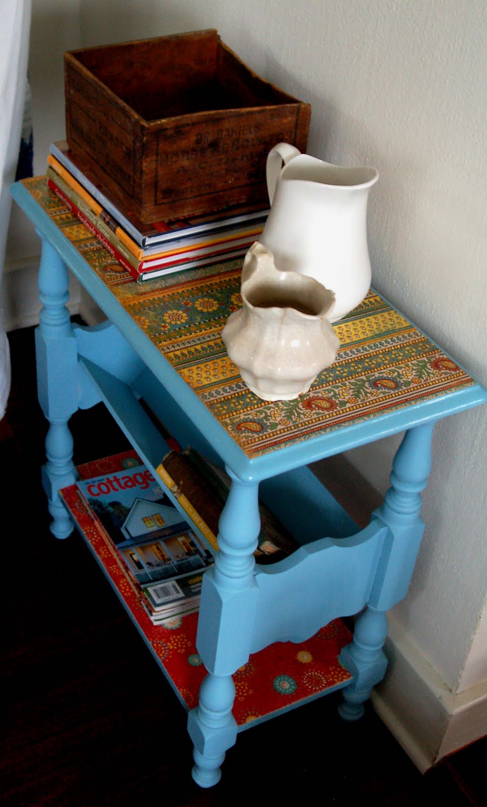 Mod Podge Table | Miss Mustard Seed