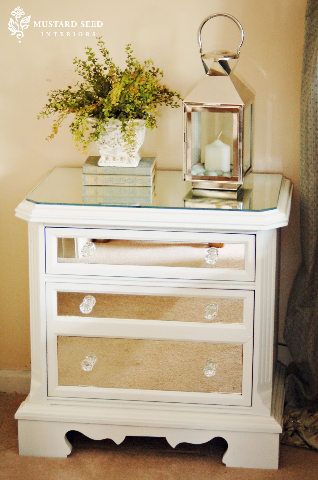 Mirrored Side Tables | Miss Mustard Seed