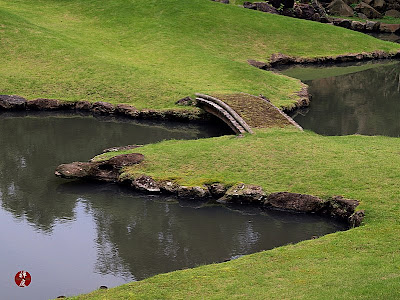 FROM THE GARDEN OF ZEN: A bridge in the garden of Kencho-ji temple