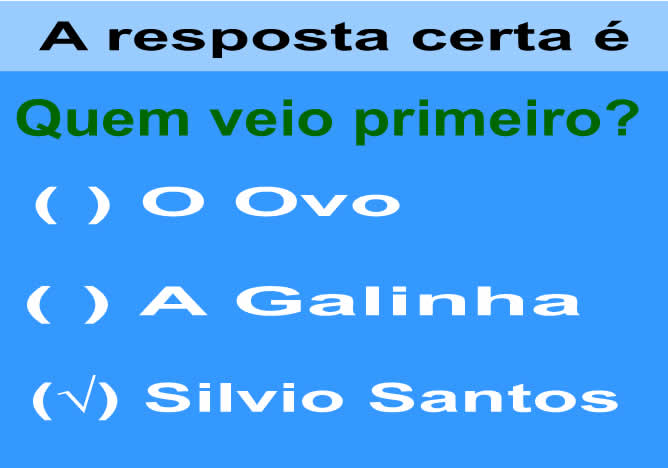 A resposta certa