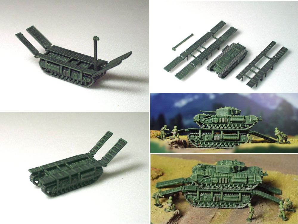 Kampfgruppe 1/144: 1/144 Churchill ARK I & II - CGD