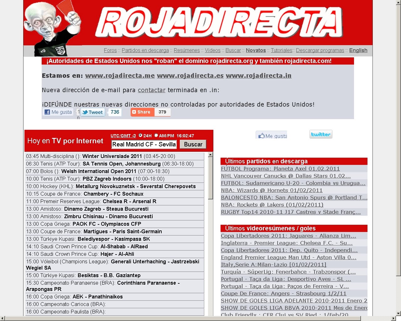 Roja Directa: LINK A ROJADIRECTA