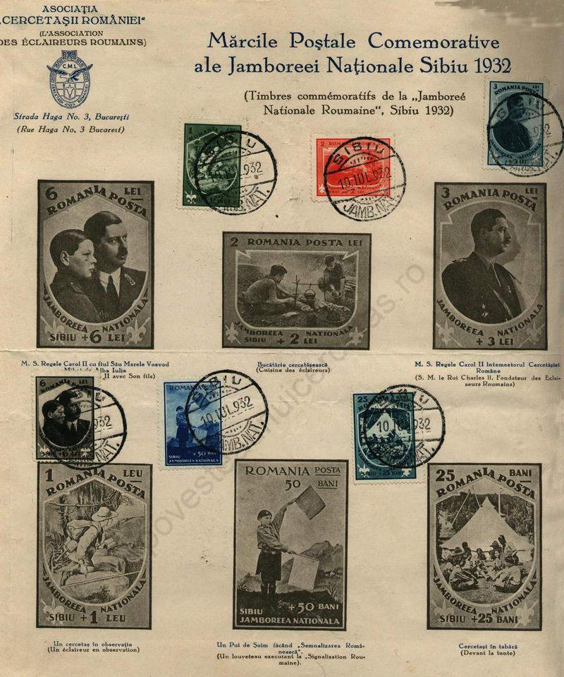 Cercetăşia României: Cercetasia in filatelie