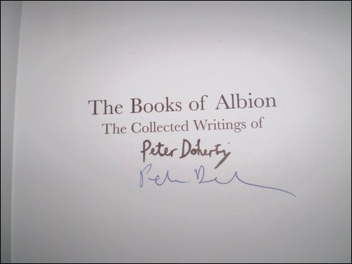 Pete Doherty Signed Vinyl (Ebay) - Fanmail.biz