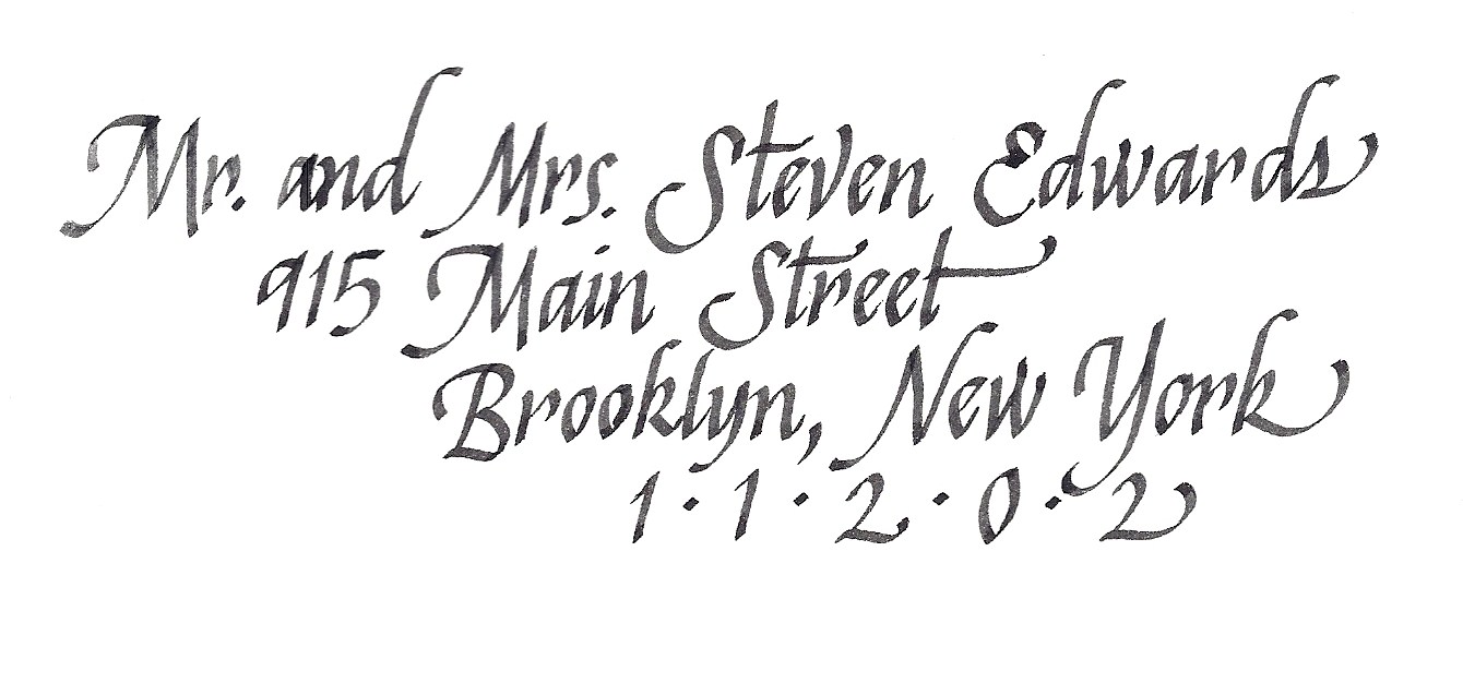 Calligraphy by Cindy: Basic Chancery Cursive - Fine & Medium Nib