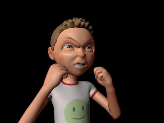 KIB225: Angry pose, and knocking stuff over rig