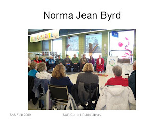 Aboriginal Storytelling Swift Current Story 2009: Norma Jean Byrd