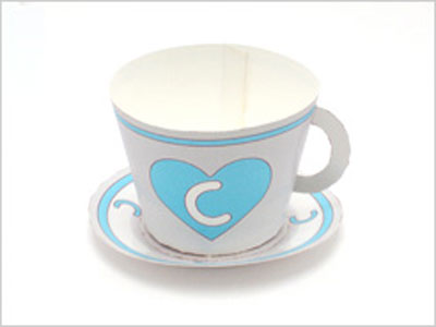 DIY Tea Coffee Cup Paper Toy For Kids : Pepakura Corner