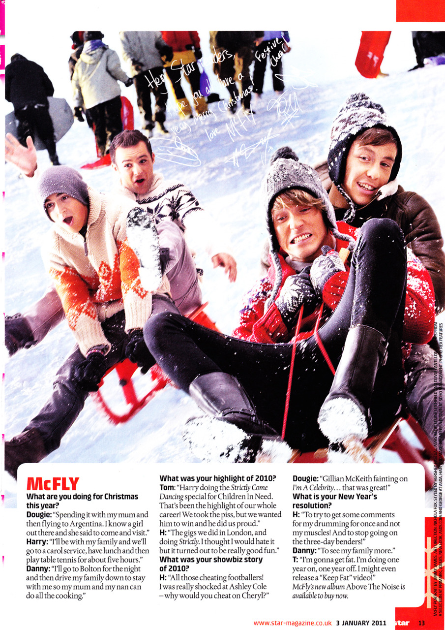 Mcfly´s Moments: Magazine scans