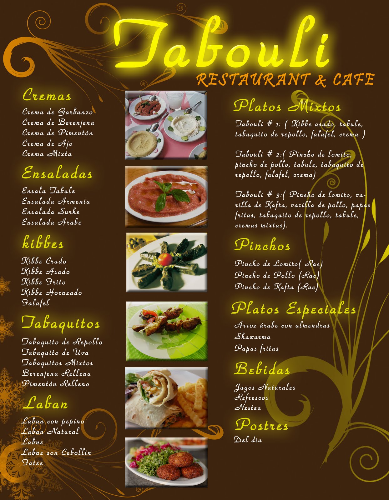 Tabouli Restaurant & Cafe,c.a: Tabouli Restaurant & Cafe