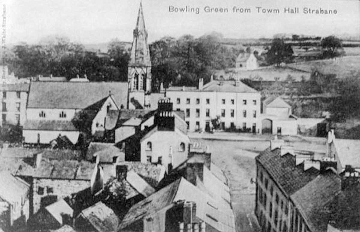 Old Strabane Blog: Bowling Green from Town Hall c1900