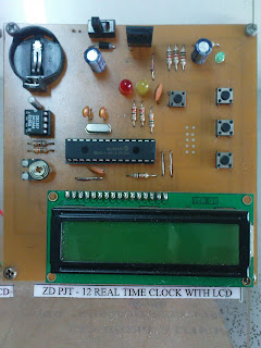 PROJEK ELEKTRONIK: REAL TIME CLOCK WITH LCD