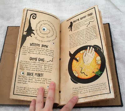 All Things Crafty: Spell Book with Removable Recipe Pages