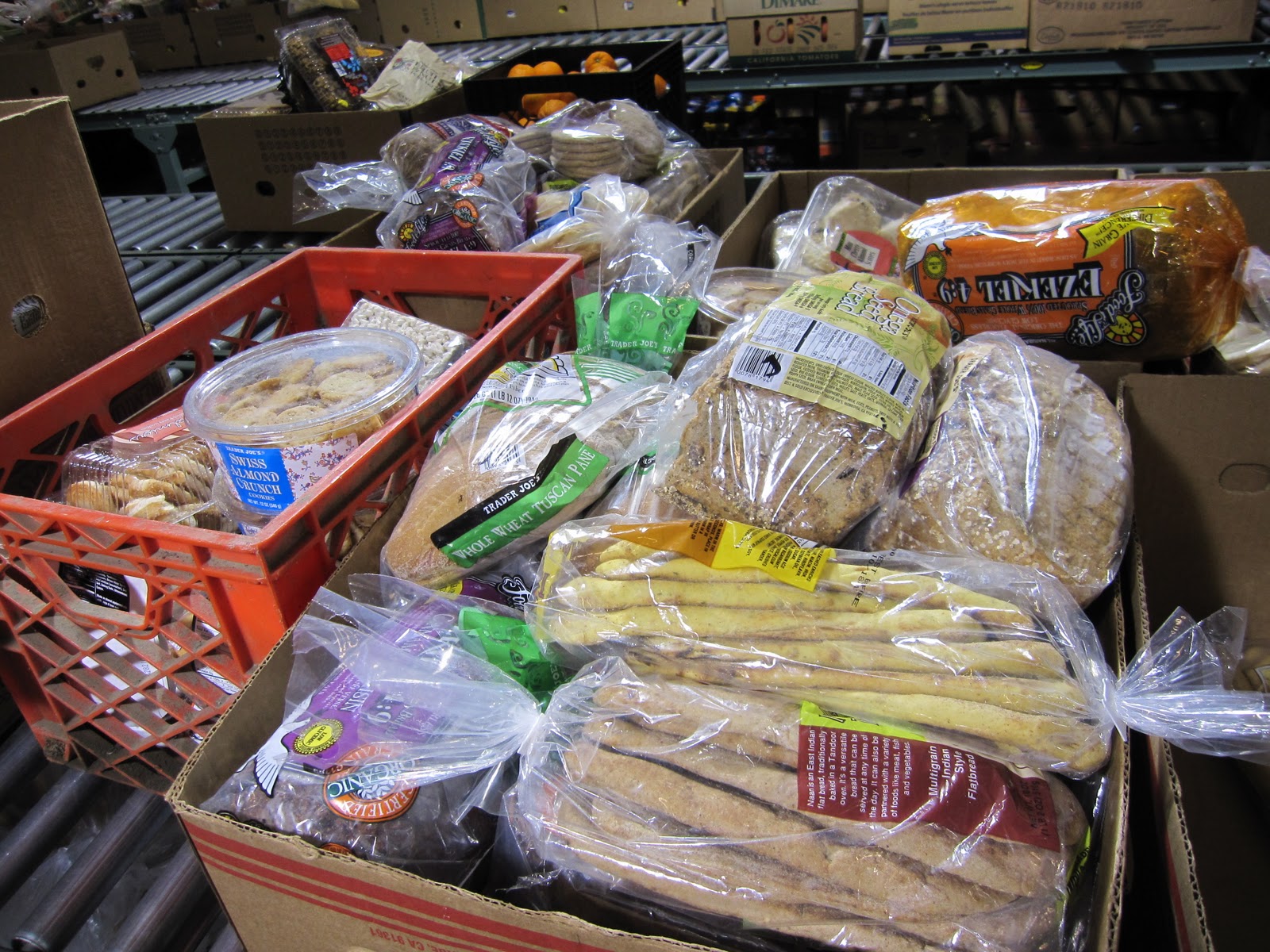 A day at the food bank