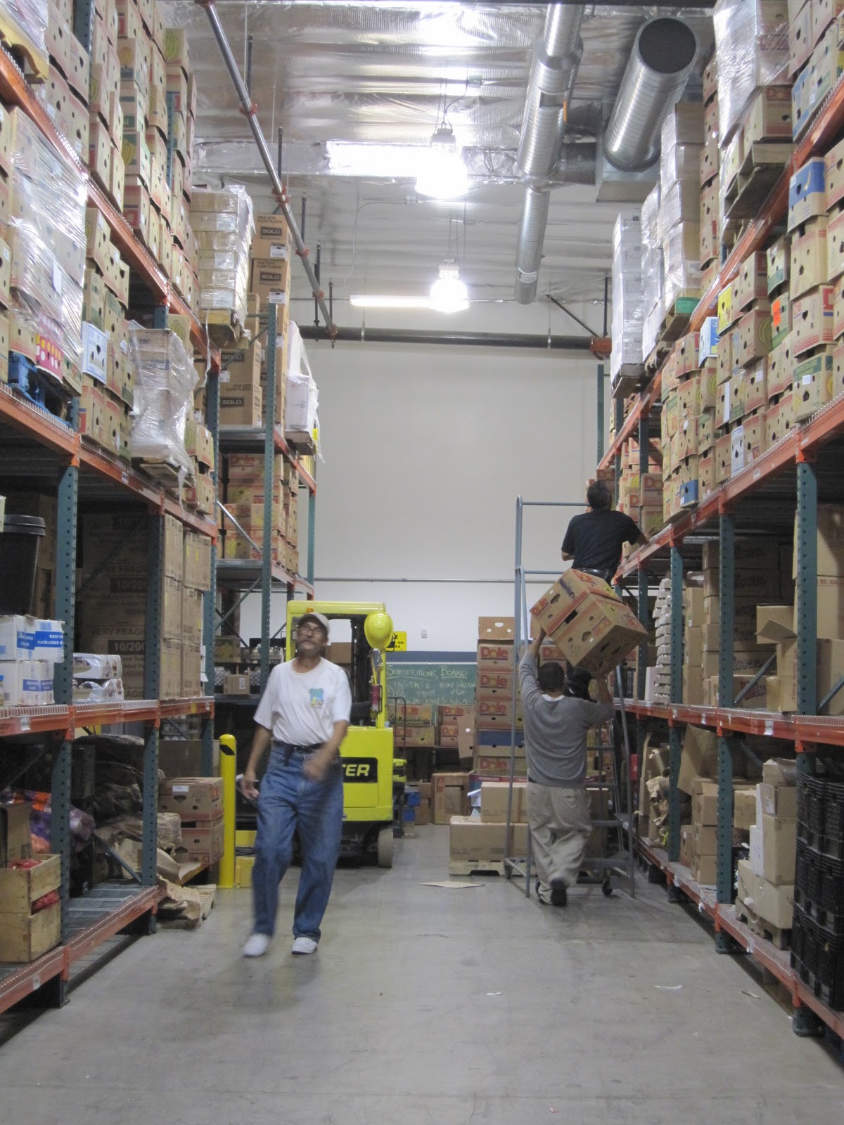 A day at the food bank