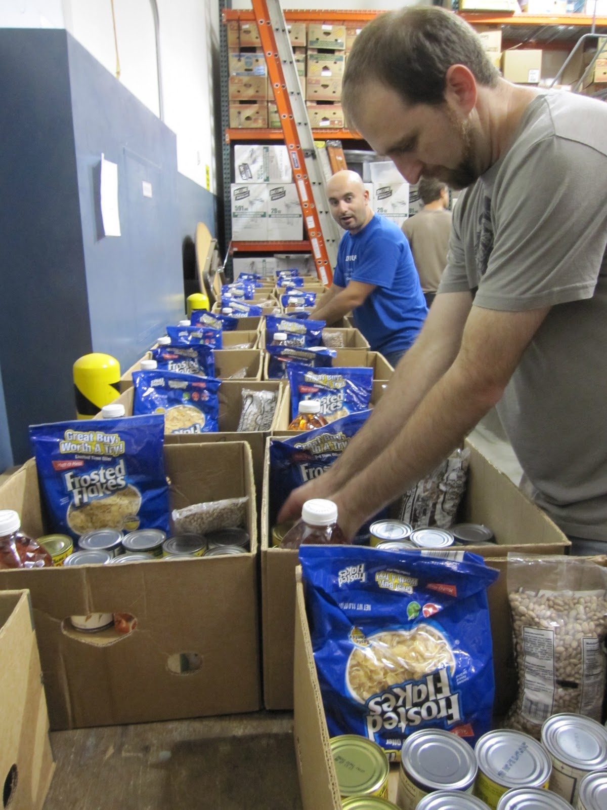 A day at the food bank