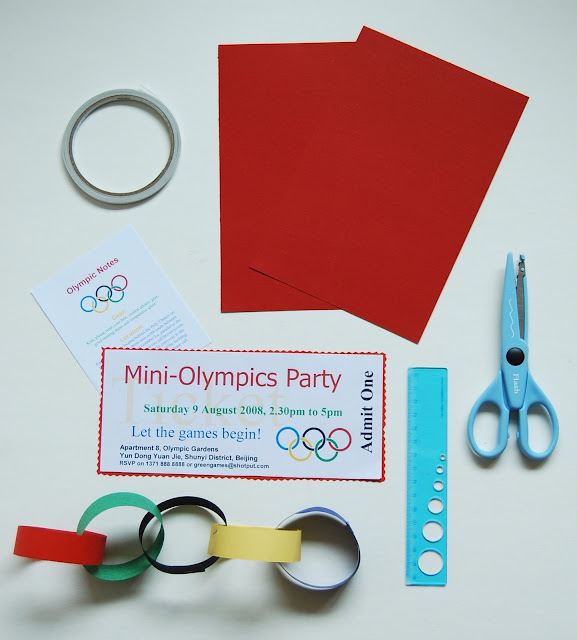Tania McCartney Blog: Parties: Let the Games Begin! Mini Olympics Party