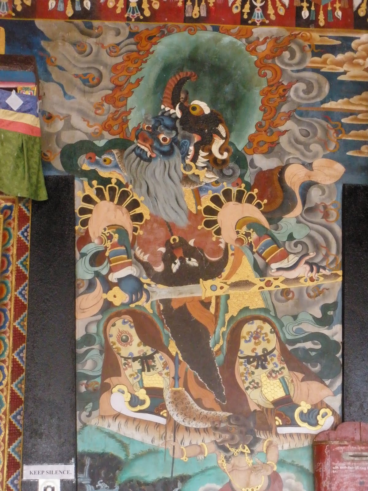Sikkim and beyond: Rumtek Gompa Paintings, Sikkim (India)