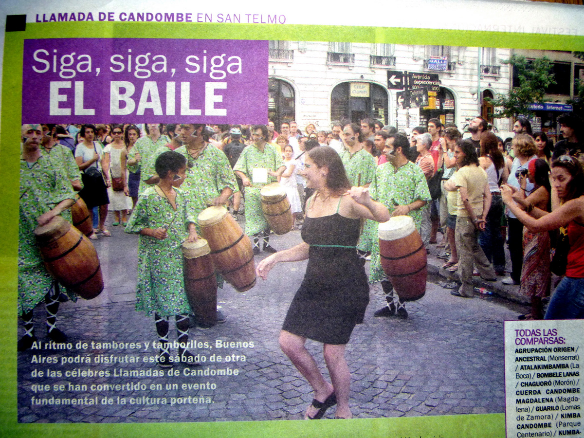 AfroAmericanas: V Llamadas de Candombe en San Telmo (2)