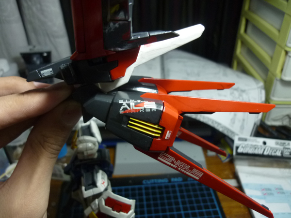 LAGRANGE 1: MG 1/100 Aile Strike Gundam WIP 6