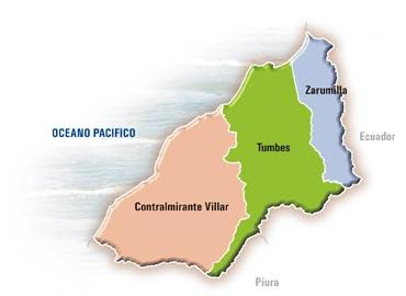 tumbes: provincias de tumbes