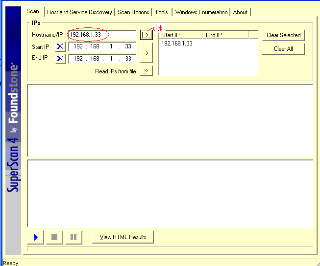 My Note: Enumerasi denga menggunakan SuperScan