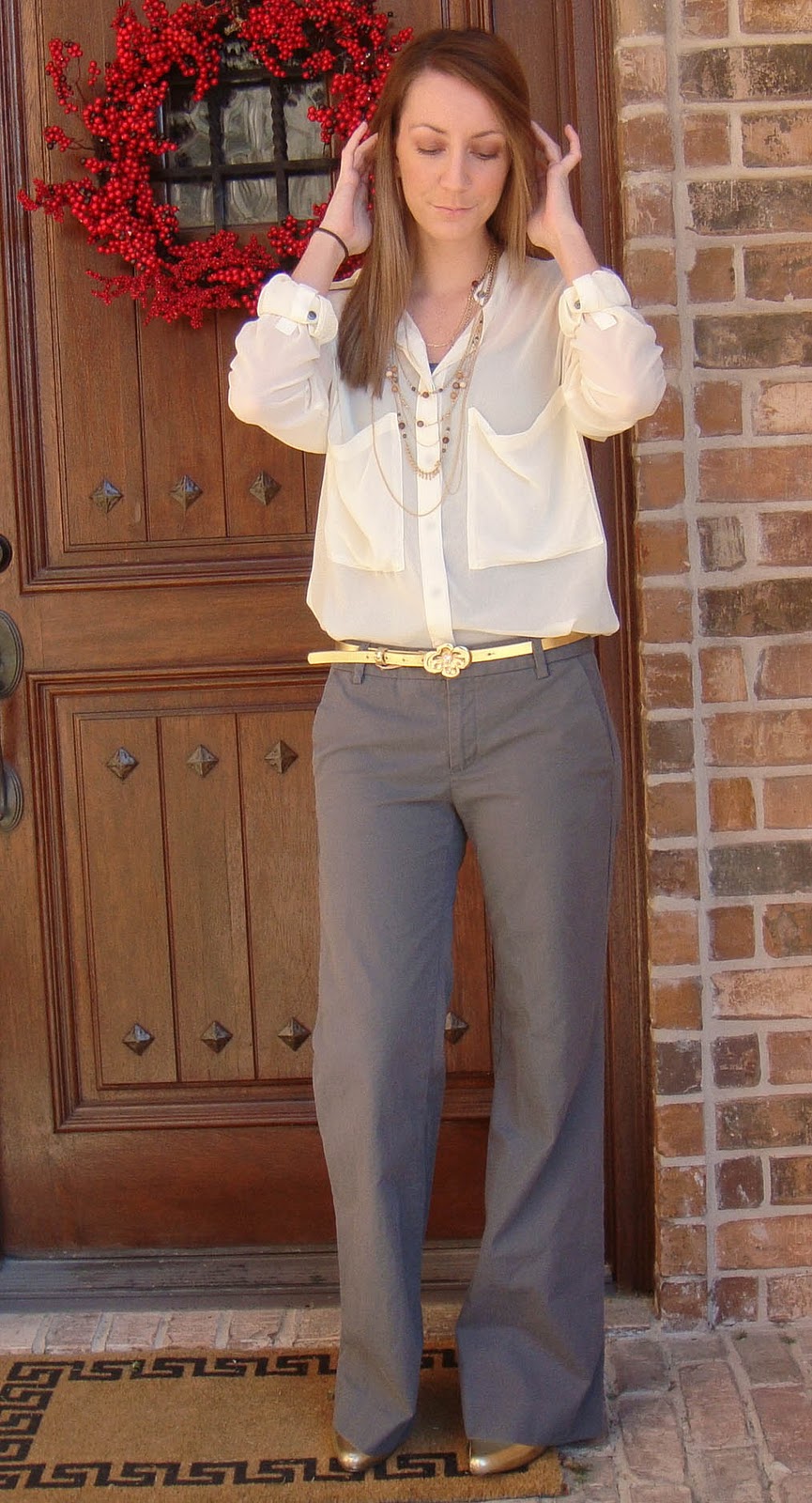 Fetching Fashions: OOTD/Review: Gap Wide Leg trousers