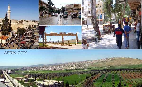 AFRIN - city, region and river in Syria.: Afrin City - views of a town ...