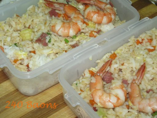 Bacon and Eggs Fried Rice