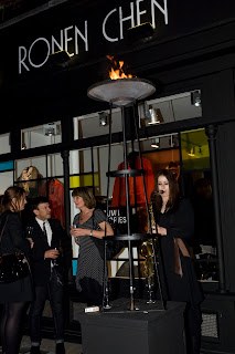 .: Opening of Ronen Chen shop in London..23 New Quebec Street, Portman ...