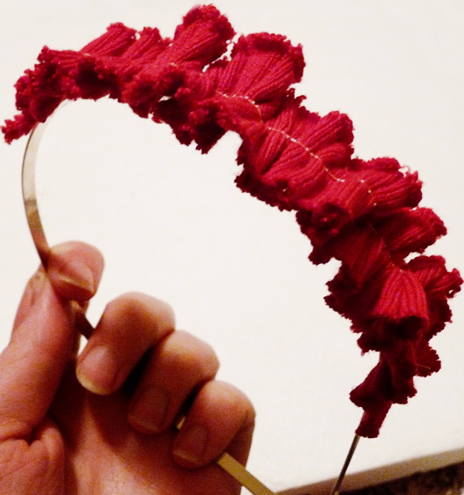 Smile Like You Mean it: Ruffle Headband Tutorial