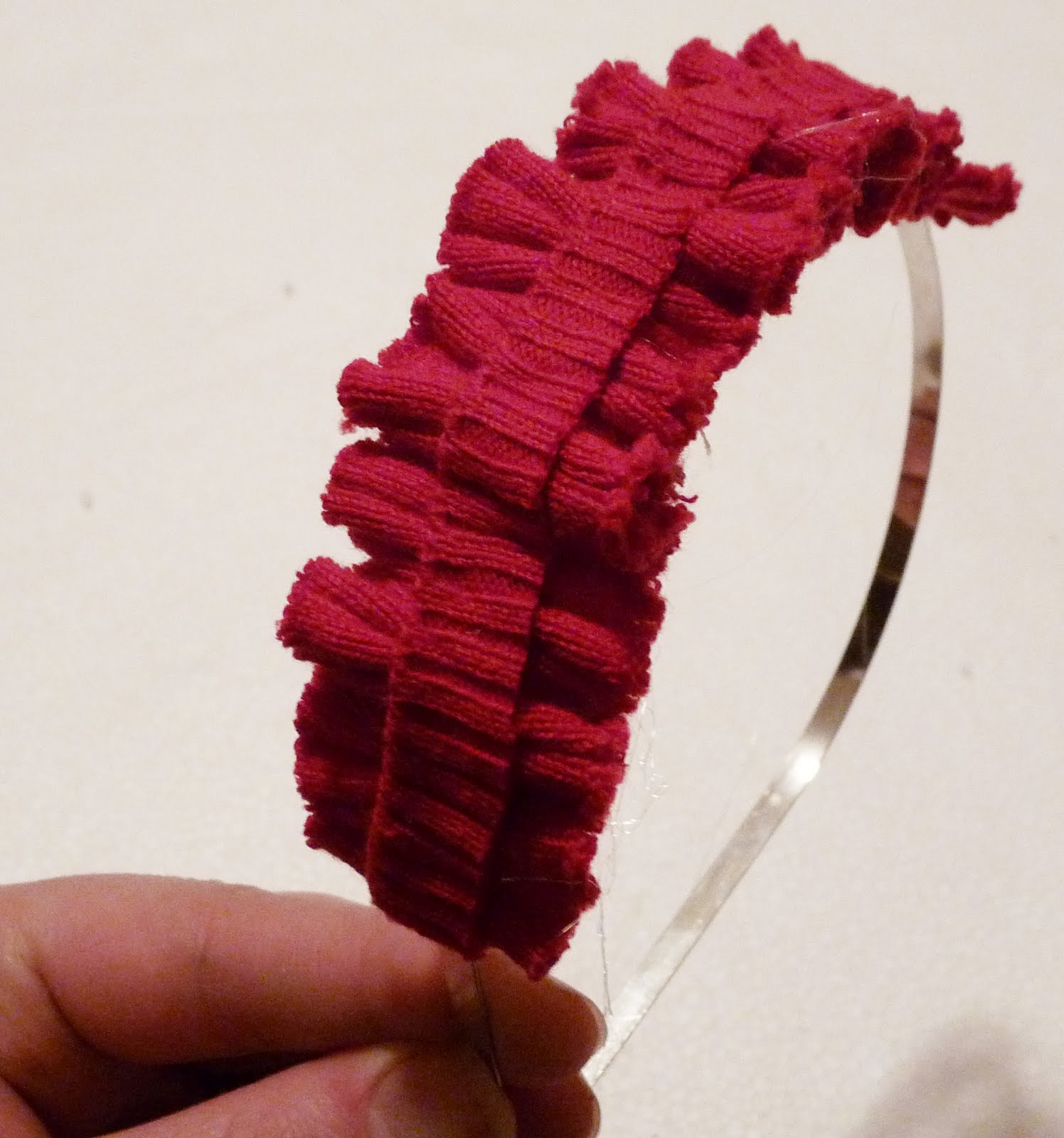 Smile Like You Mean it: Ruffle Headband Tutorial