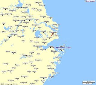 Joyspeed's home: The Yangshan deep-water port of Shanghai