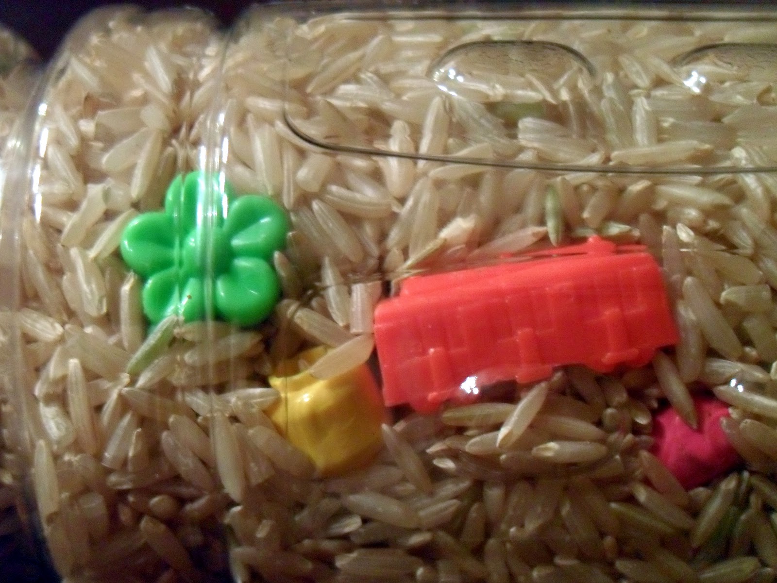 Our Produce Box: Turn rice into entertainment: DIY I Spy Toy