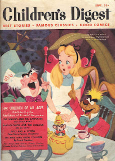 Vintage Disney Alice in Wonderland: Children's Digest - September 1951