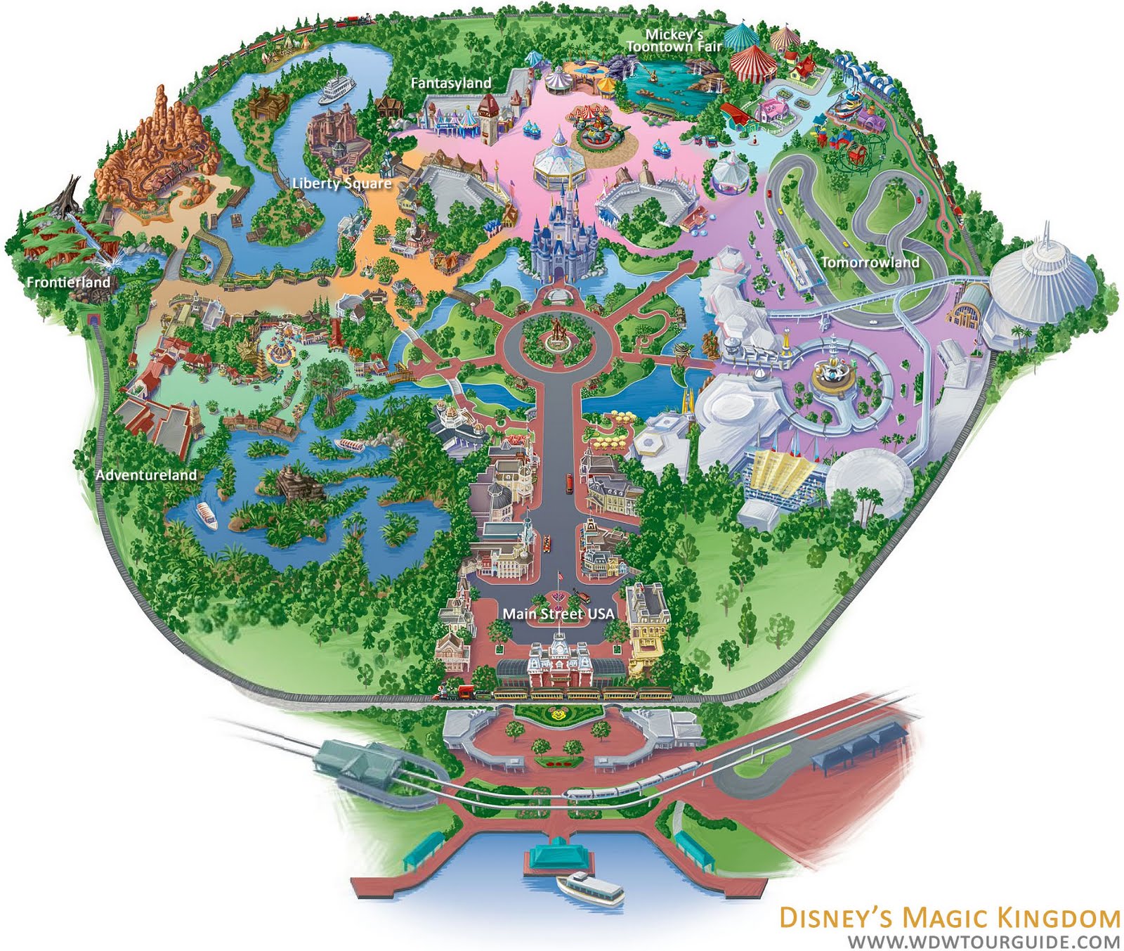 disney maps