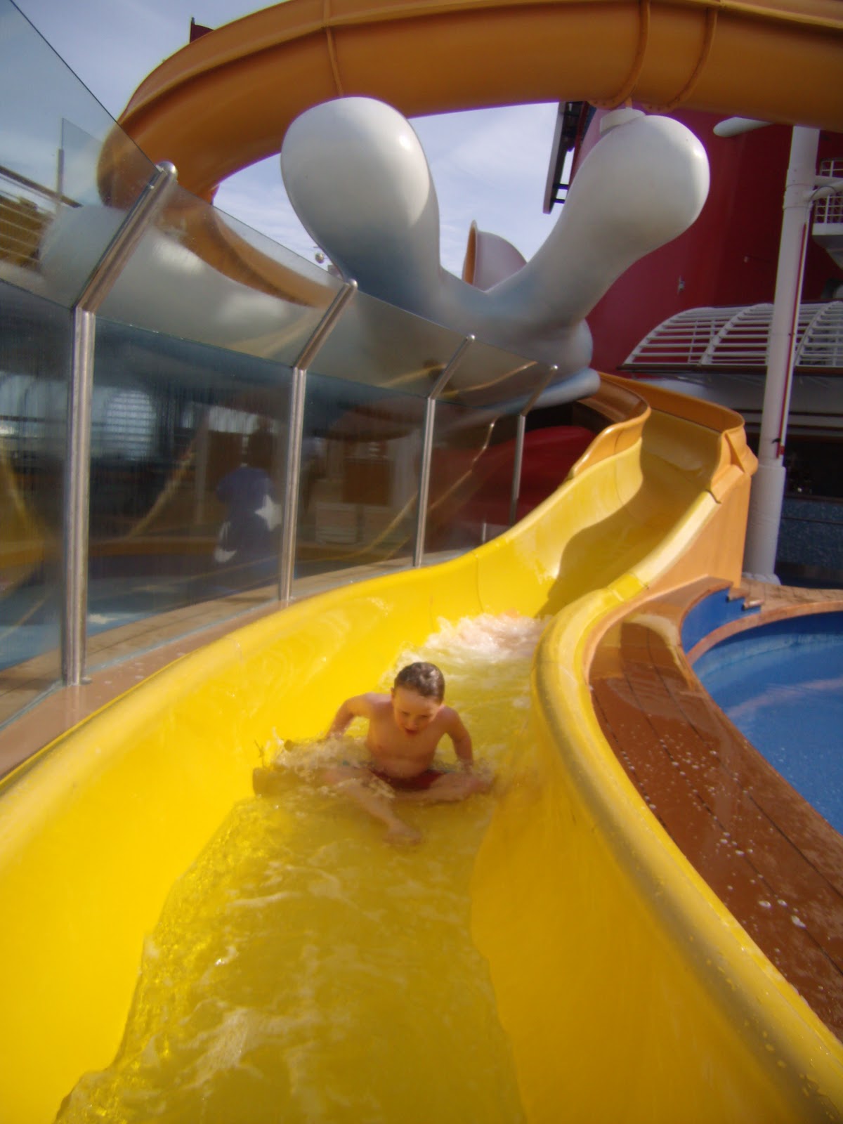 Williams Family: Swimming In The Mickey Pool On Disney Cruise Line
