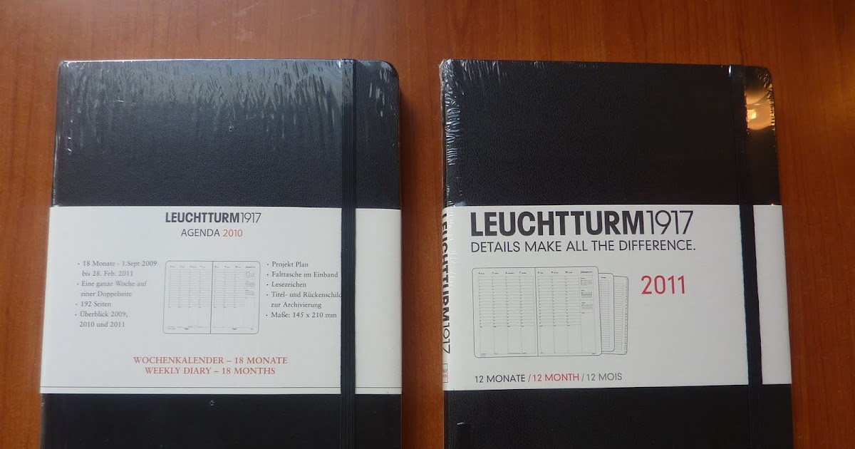 Plannerisms: Leuchtturm Weekly Planners (medium size)