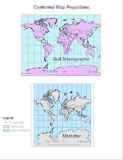 Introduction to GIS: Lab 3: Exploring Map Projections